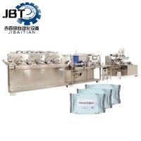China Heavy Duty Wet Wipes Machinery 100 Bags/Min Speed With Easy Installation for sale