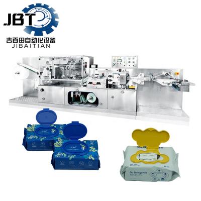 China Stainless Steel Wet Wipes Production Machine Efficient With Unwinding Unit for sale