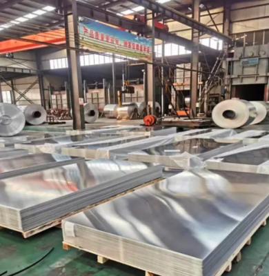 China 6061 5052 Aluminum Sheet Metal Plate 2000mm Hairline For Construction for sale