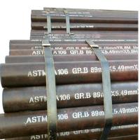 China Hot Rolled Carbon Seamless Steel Pipe  ST37 ST52 1020 1045 A106B Fluid Tube for sale