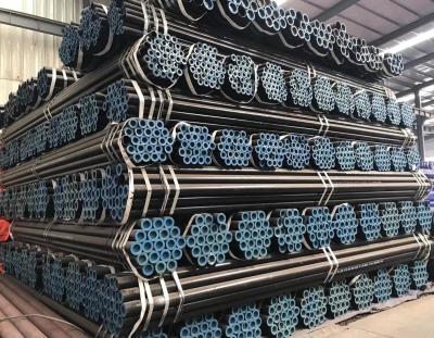 China Sch 40 60 80 ASTM A106/A53 Gr.B Carbon Seamless Steel Pipe Tube With Black Painting for sale