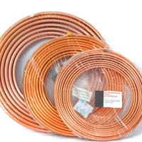 China ASTM B280 Pancake Copper Tube C12200 C2400 Air Conditioning Refrigeration Coil Pipes for sale