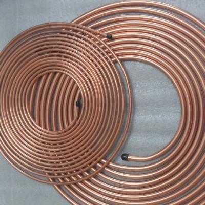 China Pancake Refrigeration Copper Tube Pipe Coil 1/4