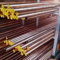 China Custom Size 10mm 15mm Copper Tube Pipes ASTM B280 C11000 C12200 Metal Seamless Tube for sale