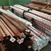 China OD 1/2'' 3/4'' 3/8'' Copper Seamless Tube Pipes C11000 C12200 C24000 Copper Round Tube for sale