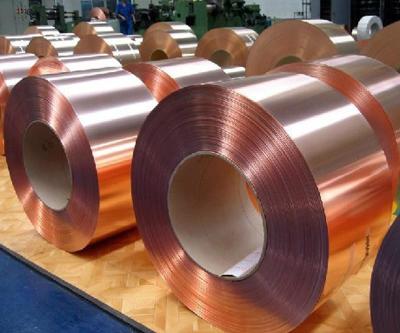 China 30mm Width Copper Coil Sheet 99.96% C1020 Pure Copper Strip for sale