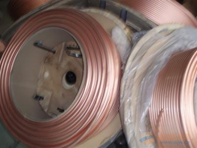 China 5-15m ASTM B28 C12000 Red Copper Tube 22mm Coil Copper Pipe For Radiato for sale