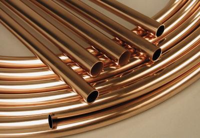 China 5/8 Size Copper Tube Pipes ASTM C11000 C10200 400mm for sale
