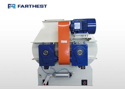 China Cow Feed Mixer Machine Animal Feed Production Double Shaft 45s - 120s for sale