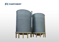 China Galvanized Steel Grain Storage Silo Hopper Bottom Grain Silos For Cattle Feed for sale