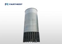 China Galvanized Steel Grain Storage Silo Hopper Bottom Grain Silos For Cattle Feed for sale