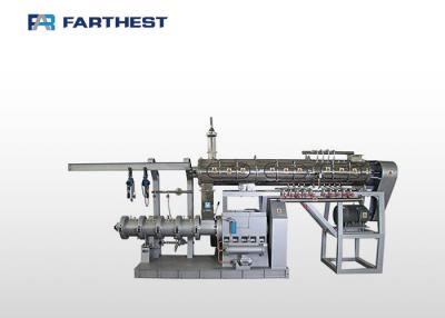 China Customizable Output Pellet Line Twin Screw Floating Fish Feed Extruder Machine for sale