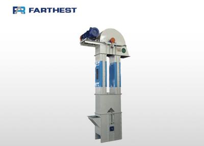 China 65tph Farthest Machinery Motor Vertical Bucket Conveyor For Feed Mill for sale