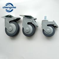 China TPR Silent Medical Bed Extra Small Casters Office Chair Rubber Castors for sale