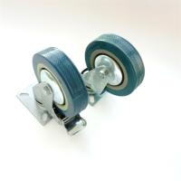 China 4Inch 500KG Swivel Light Duty Caster Wheels Rigid Stem for sale