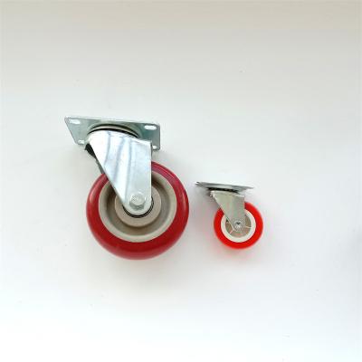 China Plastic Light Duty Caster Wheels PP Swivel 50mm Castors For Hand Cart for sale