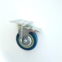 China Rotatable Industrial PU Polyurethane Heavy Load Wheels For Trolley 3000 lbs for sale