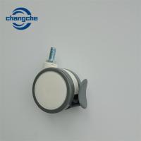 China Smooth Flat Universal 100mm Swivel Castors ESD 3 Inch Locking Caster Wheels for sale
