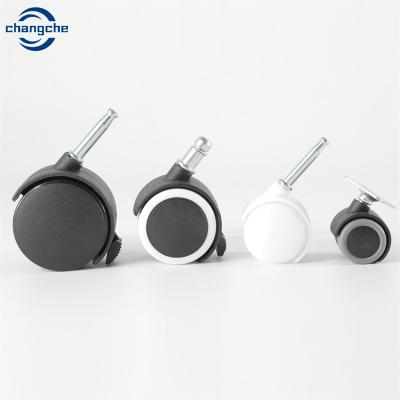 China Nylon PU Ball Castor Wheel With Stem 3 Inch 25KG Load for sale