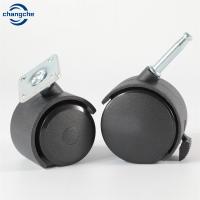 China PVC Roller Wheel Casters Creeper Replacement Wheels With Stem 40MM for sale