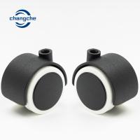 China 200 lb Office Chair Castor Wheels Casters For Hardwood Floors 2 Inch for sale