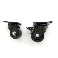 China Industrial Cart Medium Duty Caster Wheels 100mm 75mm Orange PVC for sale