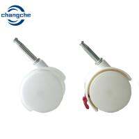 China Biege PP Threaded Stem Furniture Casters Office Chair Caster Replacement for sale
