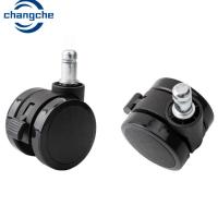 China Custom 10 inch Wheel PU Trolley Castor Wheels For Gaming Chair for sale