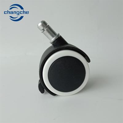 China Heavy Duty PU Threaded Stem Furniture Casters Wheels 12 Inch for sale