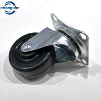 China Heavy Duty Swivel 2 Inch Rubber Casters For Furniture OEM for sale