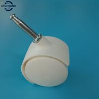 China Wear Resistence PVC Rubber Swivel Castor Wheels Threaded Stem Castors 50mm for sale