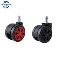 China Heavy Duty Rubber Office 10mm Chair Casters Wheels For Hardwood Floor for sale