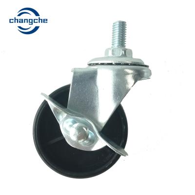 China Shopping Cart PP Polypropylene Industrial Caster Wheels With Brake 2 Inch for sale