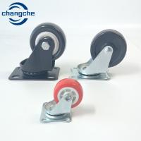 China 2000 Kg Flat Plate Industrial Caster Wheels For Forklift Truck for sale
