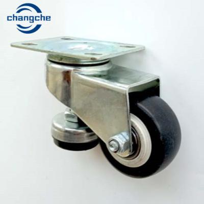 China PVC Industrial Heavy Duty Castors 500kg Wheel 73mm For Flat Carrier for sale