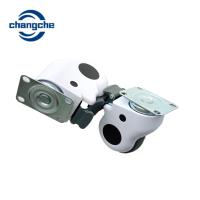 China TPR Silent Swivel Medical Hospital Caster Wheels 5 Inch for sale