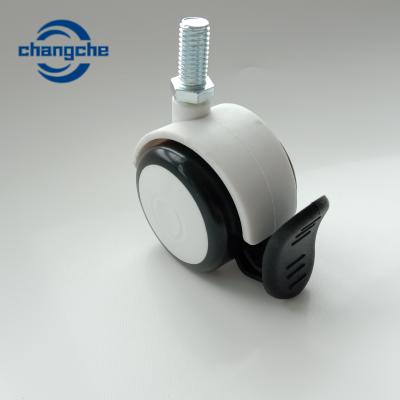 China Custom Thermoplastic Rubber Hospital Bed Caster Wheels 5 Inch for sale
