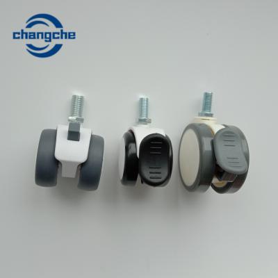 China Durable Equipment Swivel 75mm Castor Wheels For Hospital Bed for sale