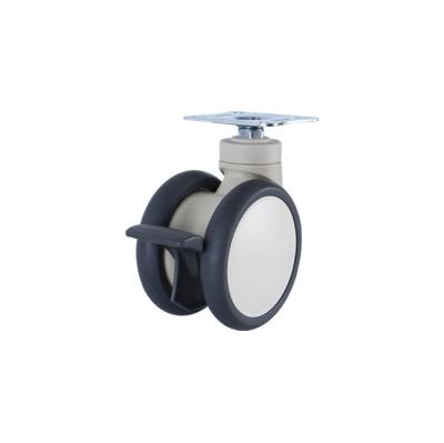China Swivel 500 Lb Casters Polyurethane Heavy Duty Wheels for Medical Device for sale
