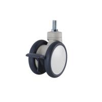 China Swivel 500 Lb Casters Polyurethane Heavy Duty Wheels for Medical Device for sale