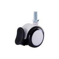 China M10 Threaded Stem Roller Ball Hospital Caster Wheels 3 Inch for sale