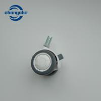 China Precision Ball Bearing Hospital Caster Wheels 1 Inch Wheel Width Stem Length 1.5 Inch for sale