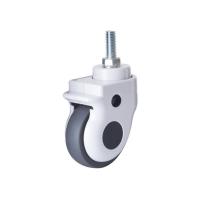 China Thermoplastic Rubber Medical Grade Hospital Bed Caster Wheels 125mm for sale