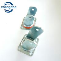 China Plate Industrial Caster Wheels 8 Inch Rubber Caster Wheels ODM for sale