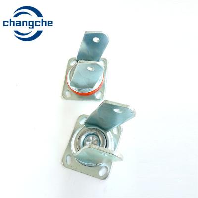 China Plate Industrial Caster Wheels 8 Inch Rubber Caster Wheels ODM for sale