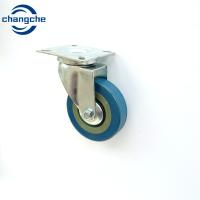 China 1.5 Inch 2 Inch Black Stem Heavy Duty Caster Wheels For Workbench for sale