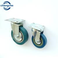 China 1.5 Inch 2 Inch Black Stem Heavy Duty Caster Wheels For Workbench for sale