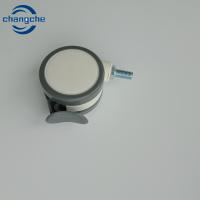 China 3 Inch Silent Soft TPR Nylon Caster 100mm Castors With Brakes for sale
