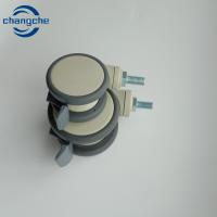 China Locking Rubber TPE Hospital Medical Caster Wheels Customized for sale