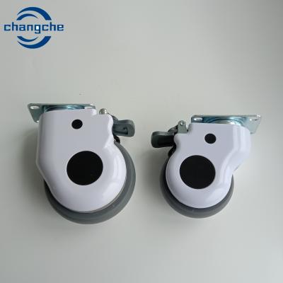 China 3 Inch Medical Bed Wheels Castors Moving Casters With Brake for sale